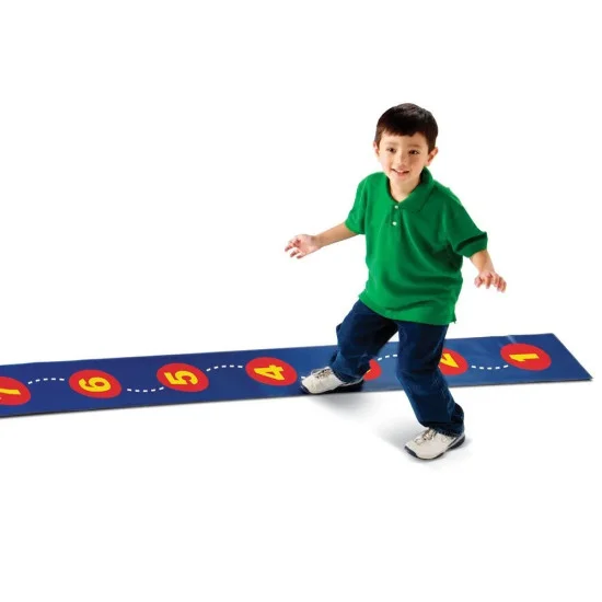 0-20 Step-by-Step Number Line Mat - Large & Durable