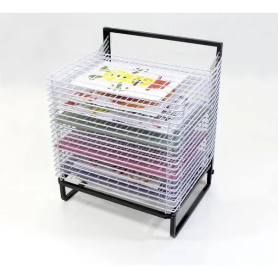 20 Shelf Spring Loaded Floor Drying Rack