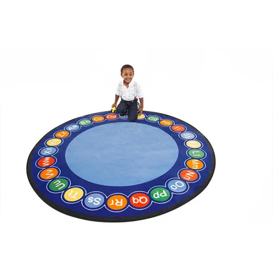 ABC Round Rug