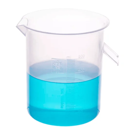 Plastic Displacement vissels 500ml