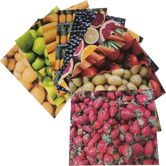 Fruits and Vegetables Paper A4