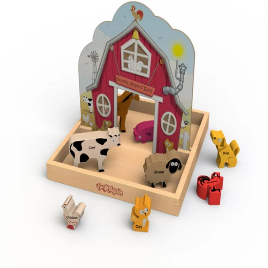 BeginAgain Story Box Farm Animals Set