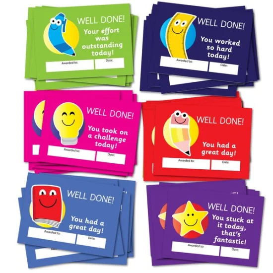 Character Reward Cards