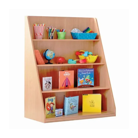 Library Unit With 4 Fixed Straight Shelves