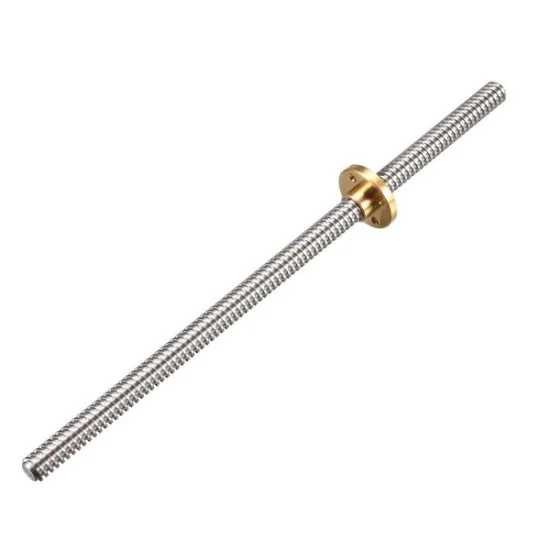 500mm (lead screw + nut) 3D Printer Stainless Steel T8 Lead Screw With Nut