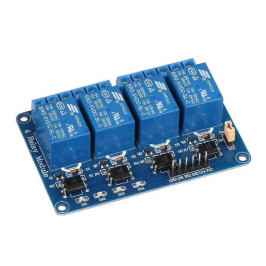 5V 4 Channel Optocoupler Relay Module
